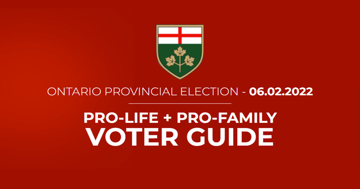 Vote Pro-Life Ontario